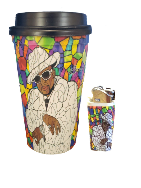 Limited Edition Pimp God Cup and lighter